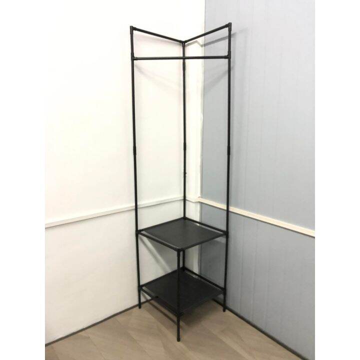 【hot Sales♡】 2 LAYER CORNER RACK- Layer Corner Hanger Rack Coat Garment ...
