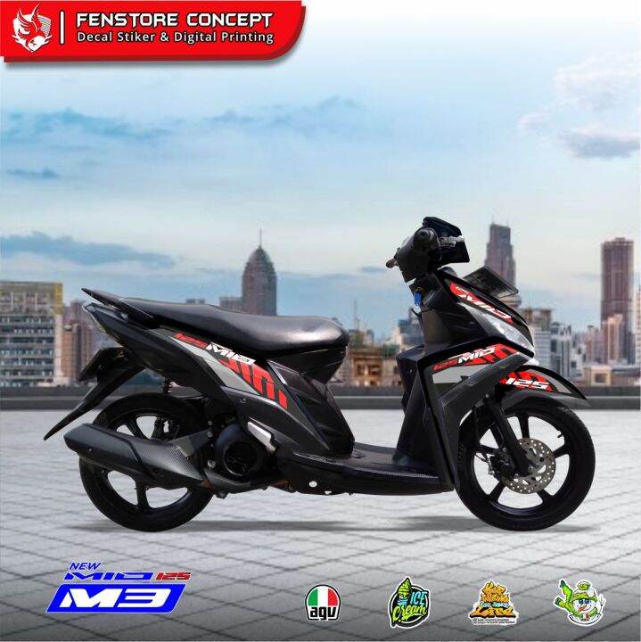 Stiker Motor Mio M3 Striping new Mio 125 | Lazada Indonesia