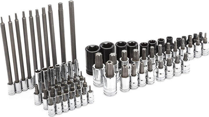 GEARWRENCH 74 Piece Master Torx Bit Socket Set - 89085 74 Piece Master ...