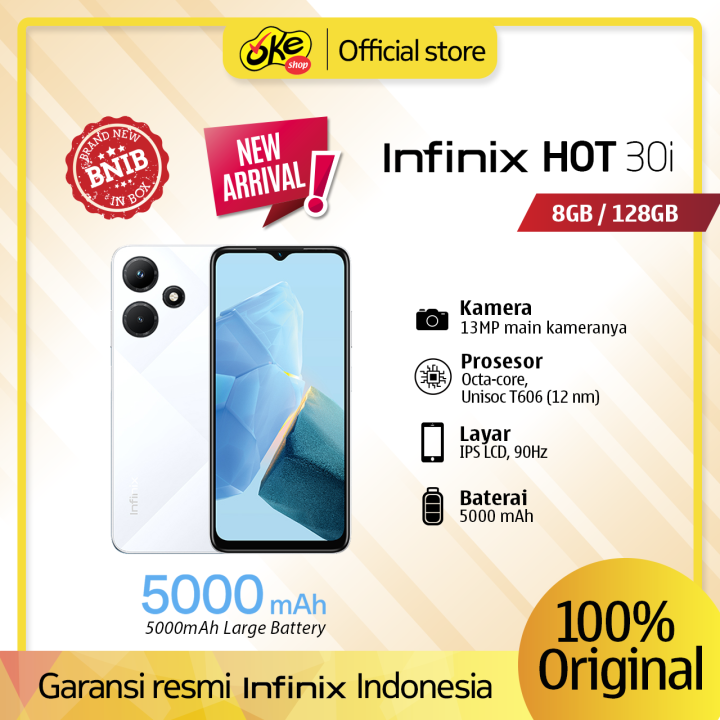 Infinix Hot 30i 8/128GB Garansi Resmi | Lazada Indonesia
