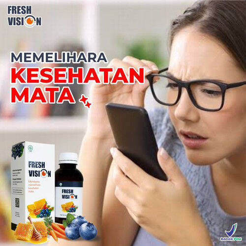 NUNU MART Obat Herbal Mata Katarak FRESH VISION Isi 200 ml - Obat Mata ...