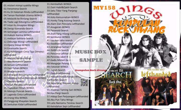 USB Pendrive MY158 Malay Lagu Kumpulan Rock Jiwang Album(Lefthanded ...