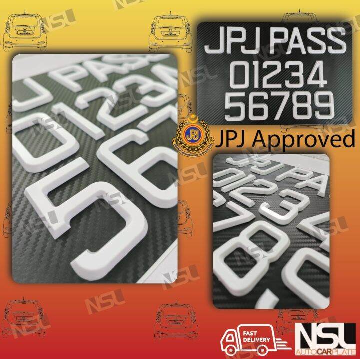 🔥READY STOCK🔥M2 JPJ Number Plate Kereta/Standard Size JPJ Approve/Car ...