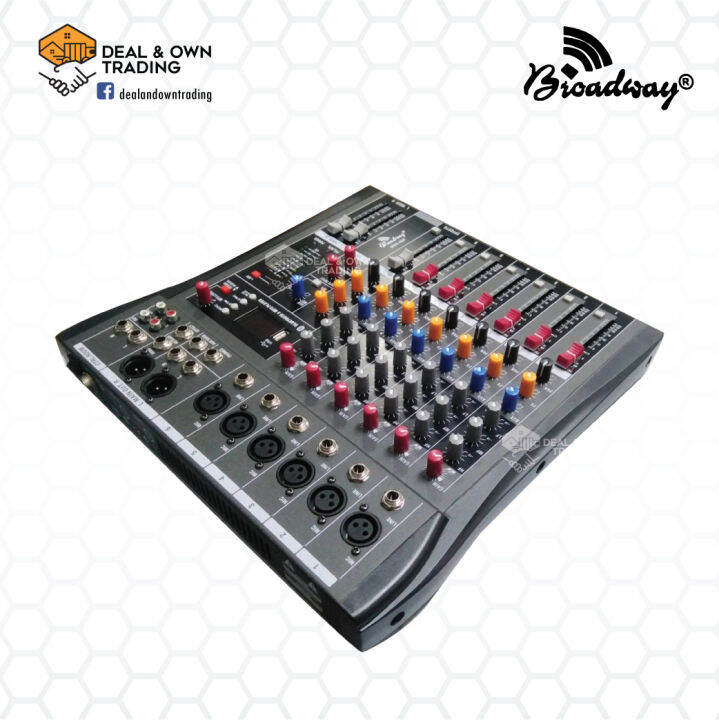 Broadway MXR-006 6 Channel Mixer | Lazada PH
