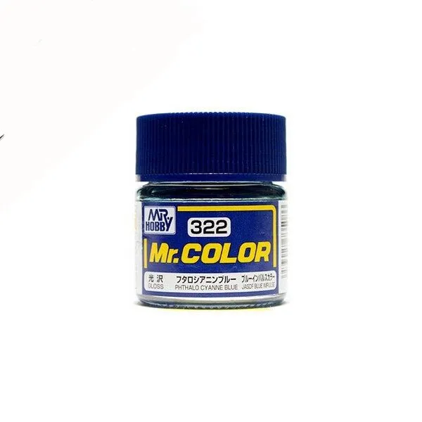 Mr.Hobby Mr.Color C322 Phthalo Cyanne Blue Gloss (10ml) 4973028735086 ...