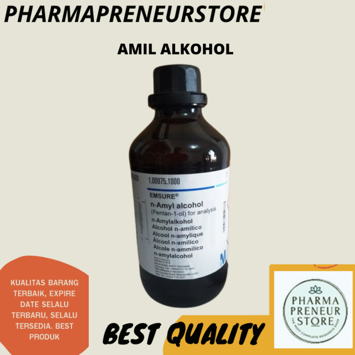 AMIL ALKOHOL PRO ANALISA MERCK 10 ML & 50 ML BEST QUALITY | Lazada ...