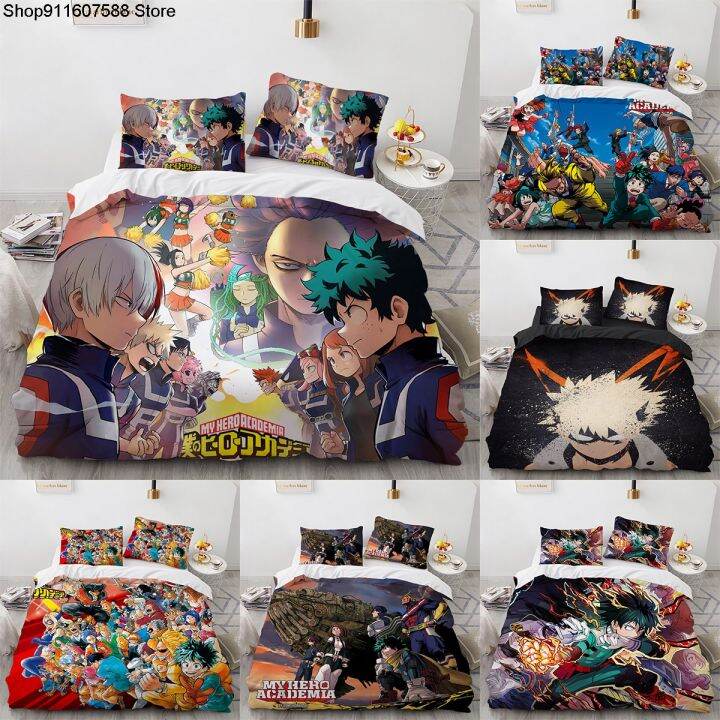 1 Japan My Hero Academia ชุดเครื่องนอนอนิเมะ Todoroki Shoto King Queen ...