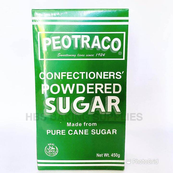 Peotraco powdered Sugar 450g | Lazada PH