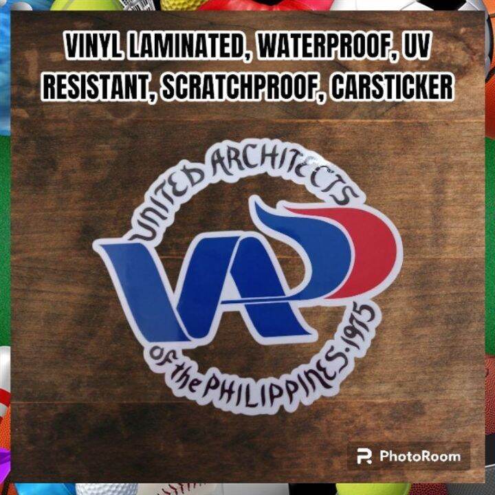 UNITED ARCHITECTS OF THE PHILIPPINES UAP LOGO VINYL LAMINATED | Lazada PH
