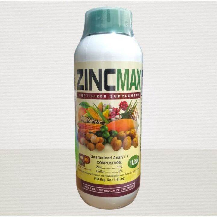 ZINC MAX FERTILIZER SUPPLEMENT (1 LITER) | Lazada PH