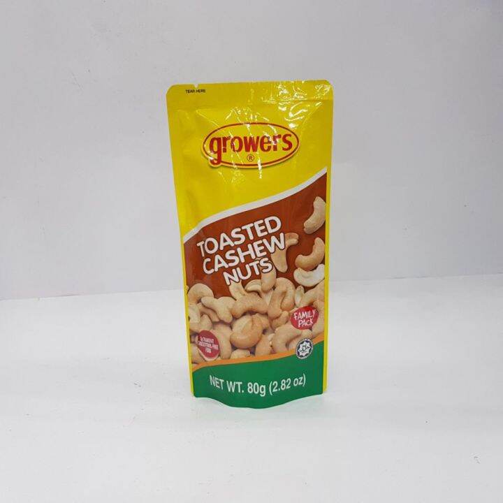 Growers Toasted Cashew Nuts 80g | Lazada PH