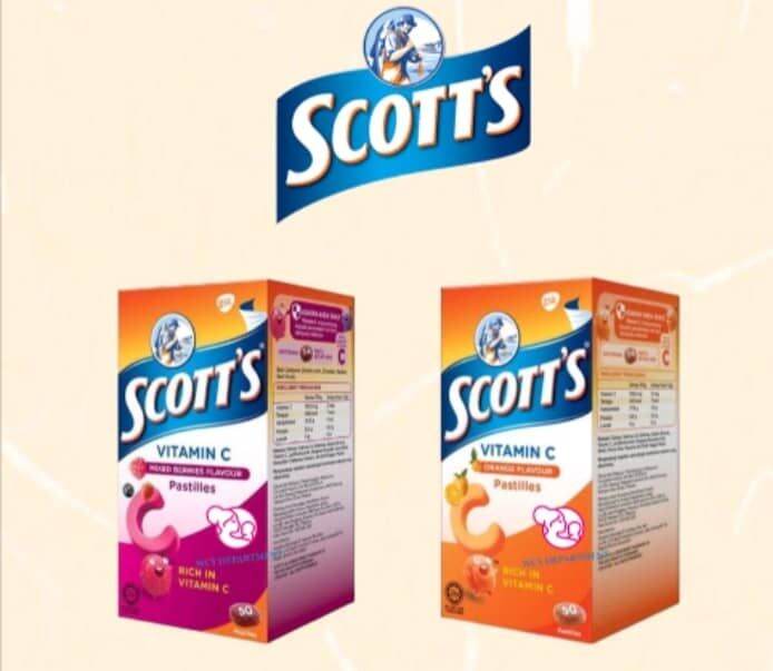Scott's Vitamin C 50 Pastilles Scott's Vitamin | Lazada