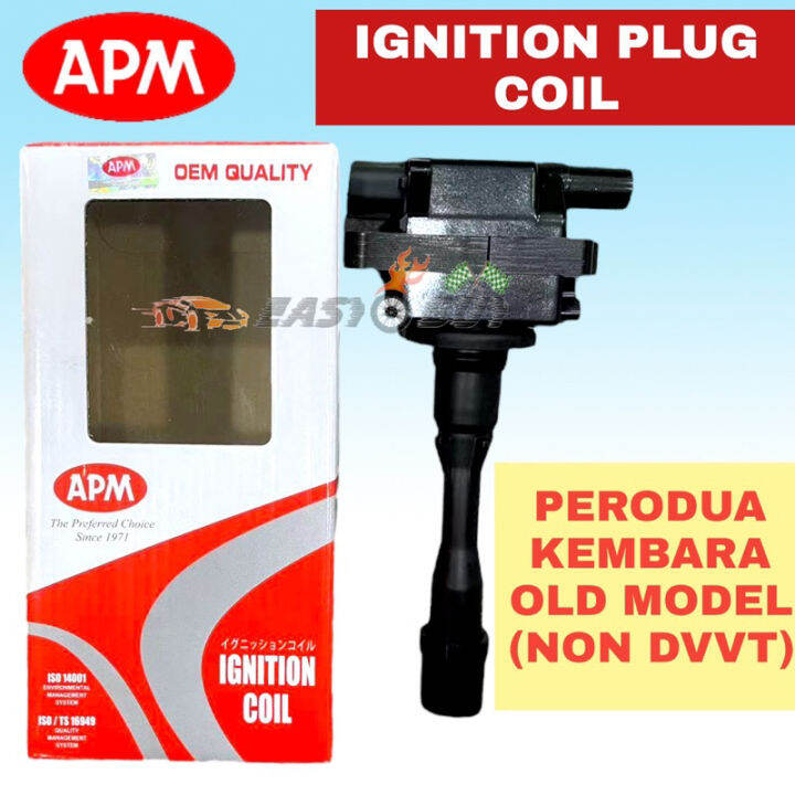 100% ORIGINAL APM IGNITION PLUG COIL (3PIN) - PERODUA KEMBARA OLD (NOT ...