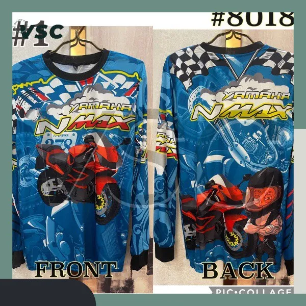 YAMAHA NMAX Men Racing Bike Ride Motorcycle Tshirt Long Sleeve Jersey ...