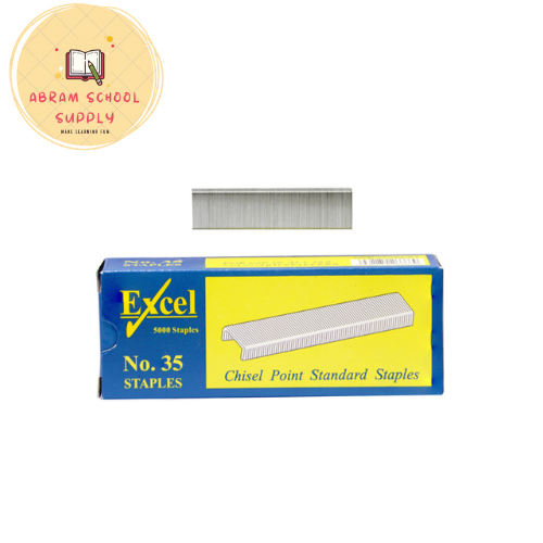 Excel Staple Wire 5000 staples No.35 | Lazada PH