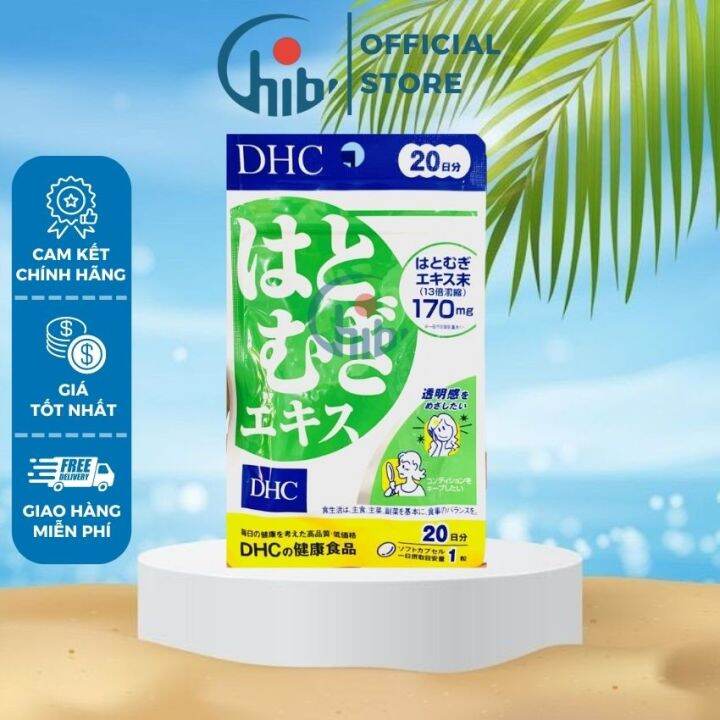 Viên uống Sáng da DHC Nhật Bản Adlay Extract 20 ngày (20 Viên) | Lazada.vn