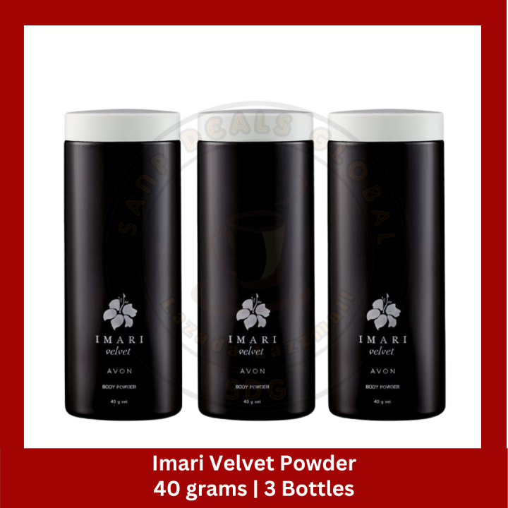 AVON Imari Velvet Powder 40g ( 3 BOTTLES ) | Lazada PH