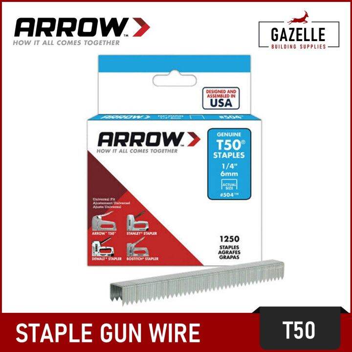 Arrow Staples Staple Gun Wire Fasteners Gun Tacker Wire JT21 / T25 ...