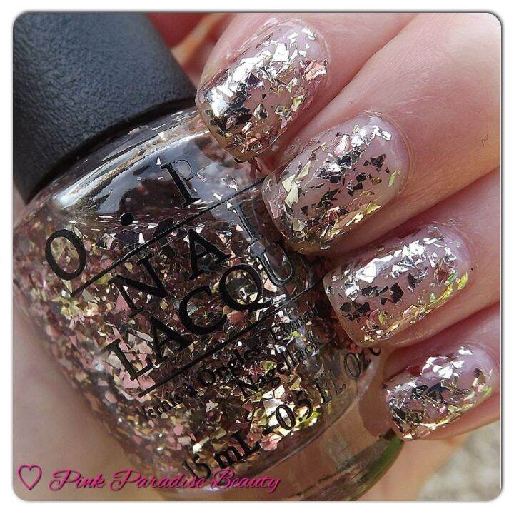 พร้อมส่ง OPI - Gaining Mole mentum ยาทาเล็บกลิตเตอร์ สีทอง เป็นตัวท็อป ...