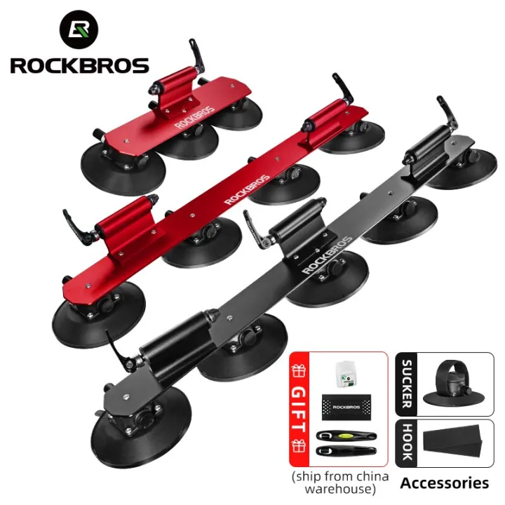 Rockbros Bicycle Carrier Bicycle Car Racks Suction Cups Roof Trunk ...