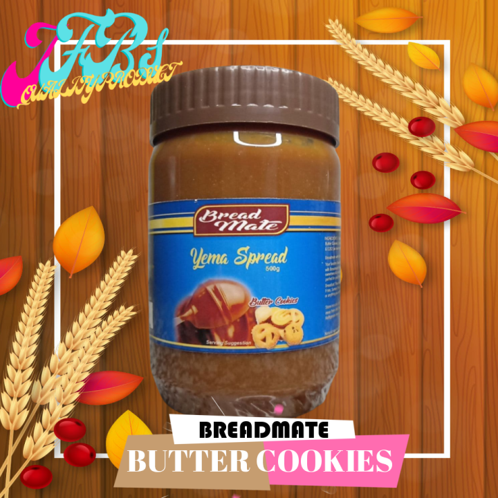 Breadmate Yema Spread Butter Cookies 500g | Lazada PH