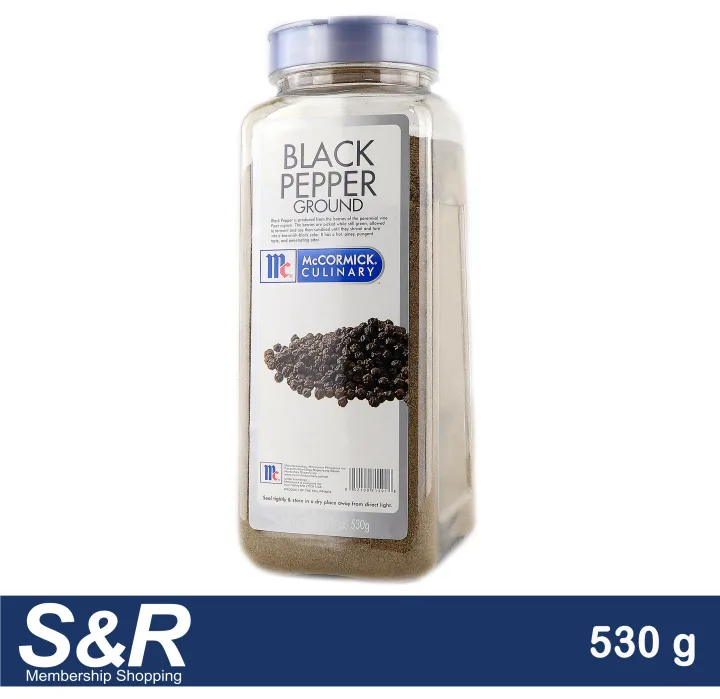 McCormick Culinary Black Pepper Ground 530g | Lazada PH