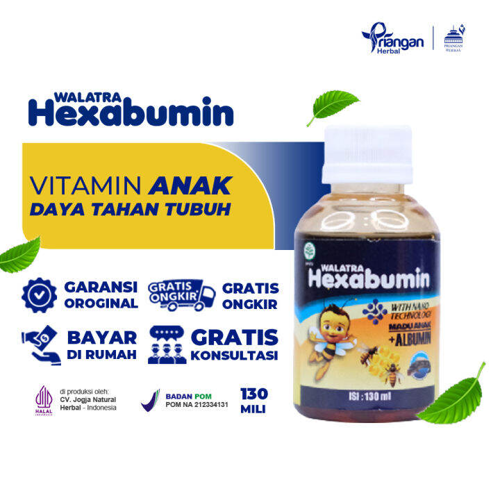 Hexabumin Multivitamin Madu Anak Agar Tidak Mudah Sakit Daya Tahan ...