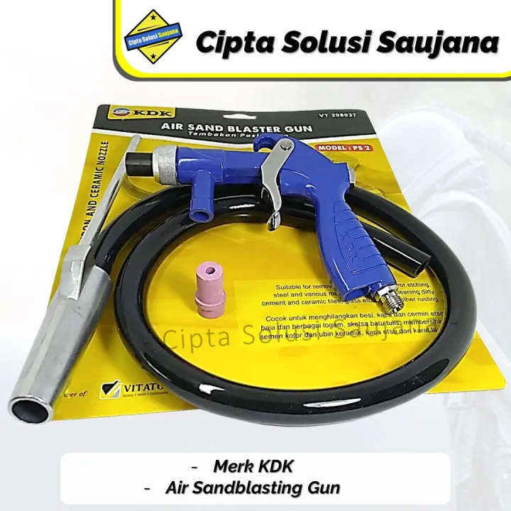 AIR SANDBLASTING GUN SAND BLASTER SEMPROTAN ANGIN PASIR SILIKA KACA ...