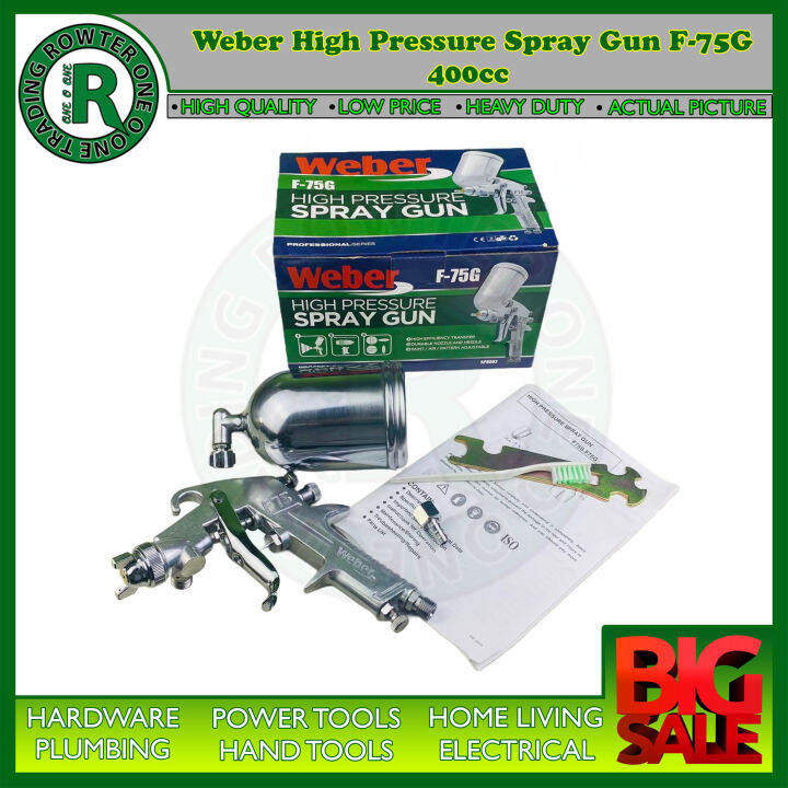 Weber High Pressure Spray Gun F-75G 400cc | Lazada PH
