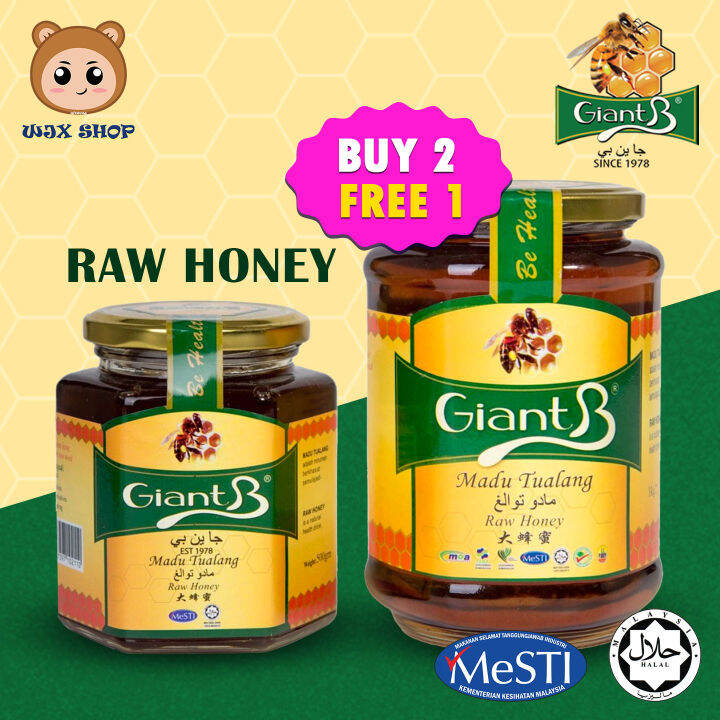 【HALAL】 Giant B Wild Bee Raw Honey | Madu Lebah Tualang | 大蜂蜜 野蜂蜜 ...