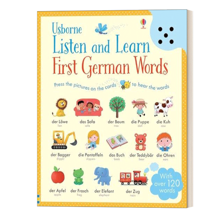 Milumilu Listen and Learn First German Words Original English Books ...