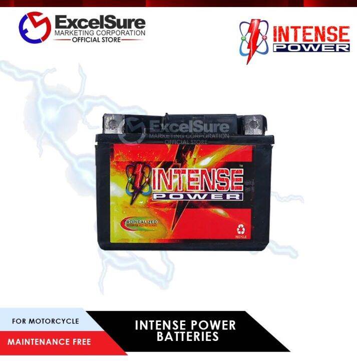 Intense Power Battery for Motorcycle (Maintenance Free) | Lazada PH
