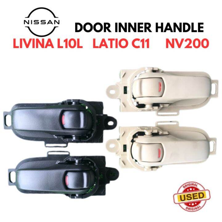 Door Inner Handle Fit For Nissan Livina L10L Latio C11 NV200 Original ...