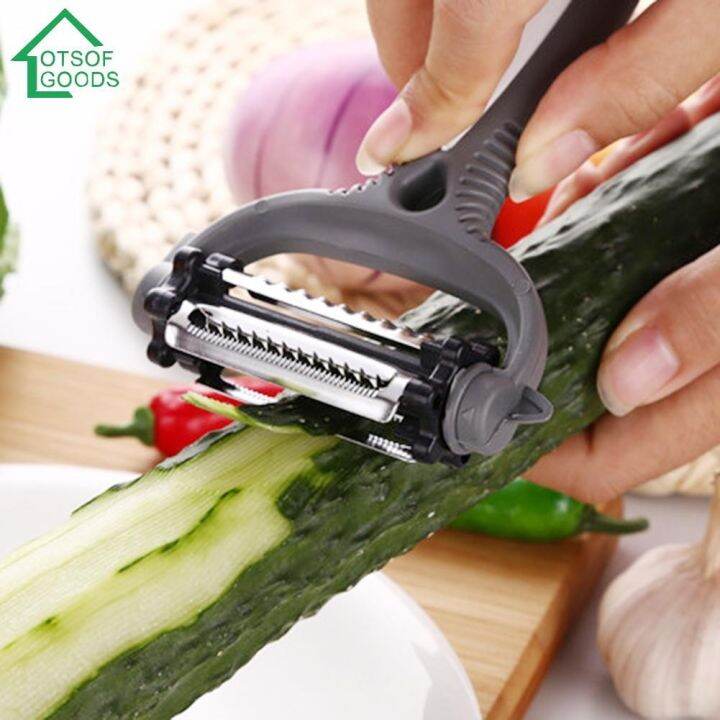 3 in 1 Blades Rotary Vegetable Fruit Potato Carrot Peeler | Lazada PH