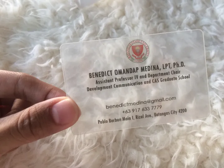 Transparent Calling Cards | Lazada PH