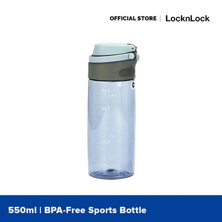 【READY STOCK】 ☜LocknLock One-Touch Water Bottle 550ml ABF762♪ | Lazada PH