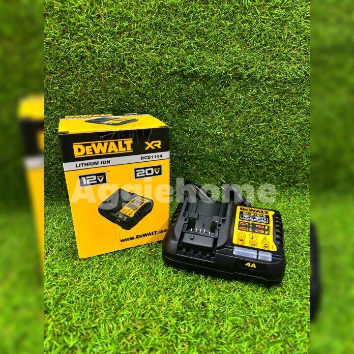 DEWALT แท่นชาร์จ รุ่น DCB1104 12V/20V (สำหรับแบตเตอรี่ DEWALT) LITHIUM ...
