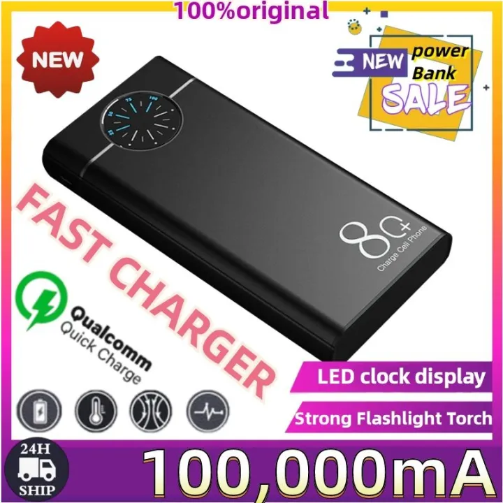 【Explosive style】original 100000mah powerbank quick charge PowerBank ...