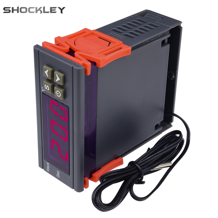 Shockley Digital Thermostat MH1210W AC 110-220V DC 12V 24V 10A ...