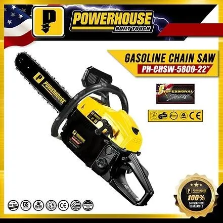 POWERHOUSE 22 INCHES CHAINSAW (DENR REGISTERED) | Lazada PH