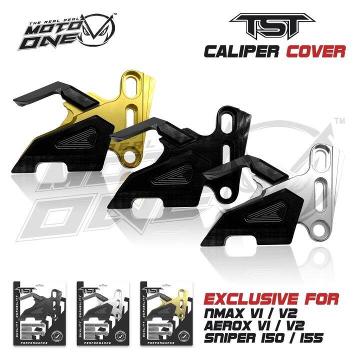 TST ALLOY CALIPER COVER FOR SNIPER 150 / 155 AEROX NMAX V1 V2 SOUL I ...
