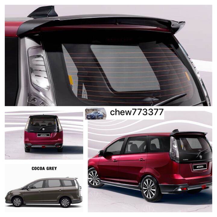 Proton Exora OEM Rear Spoiler With Paint (ABS) - Cocoa Grey | Lazada