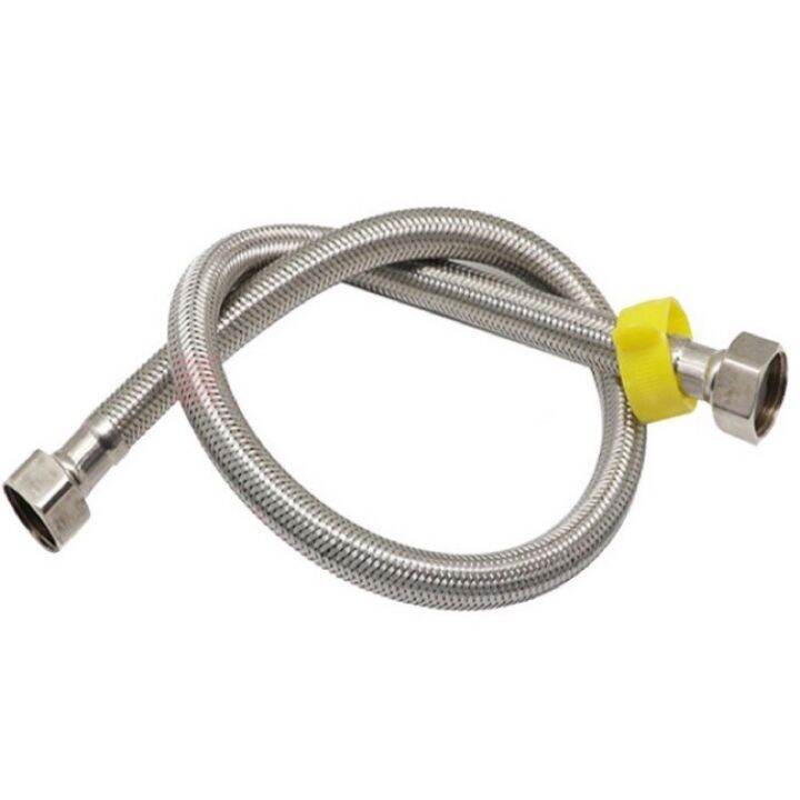1/2x1/2 Stainless Flexible Hose Plumbing Bathroom Heater Connect Pipes ...