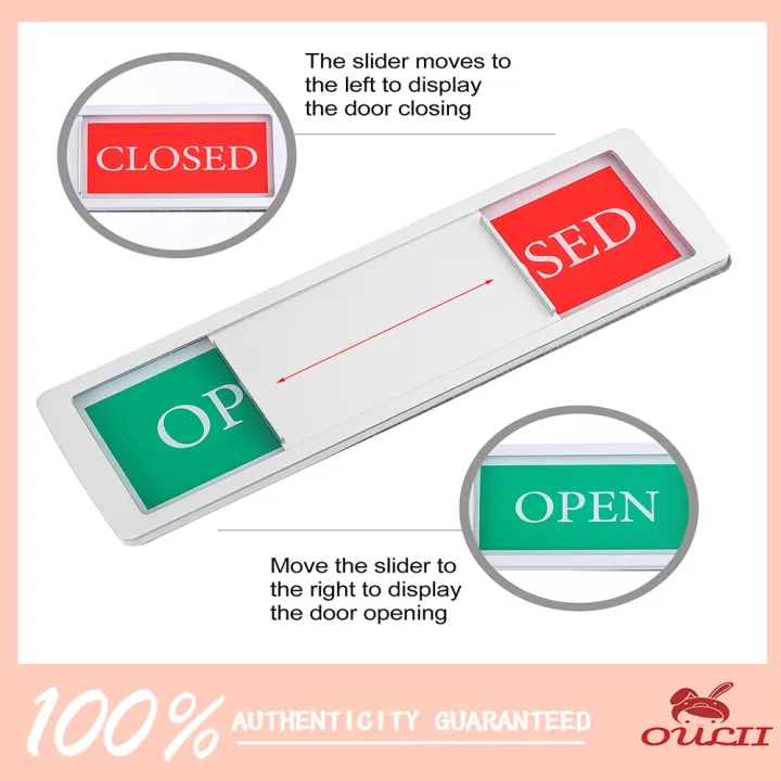 OULII 1 Pc Privacy Sign Open Close Signboard for Open Closed Sign, Open ...