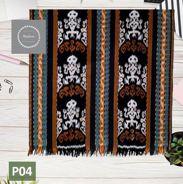 P04 Kerajinan Tangan Kain Tenun Ikat Tradisional Jenis Blanket Motif Asmat Papua | Lazada Indonesia