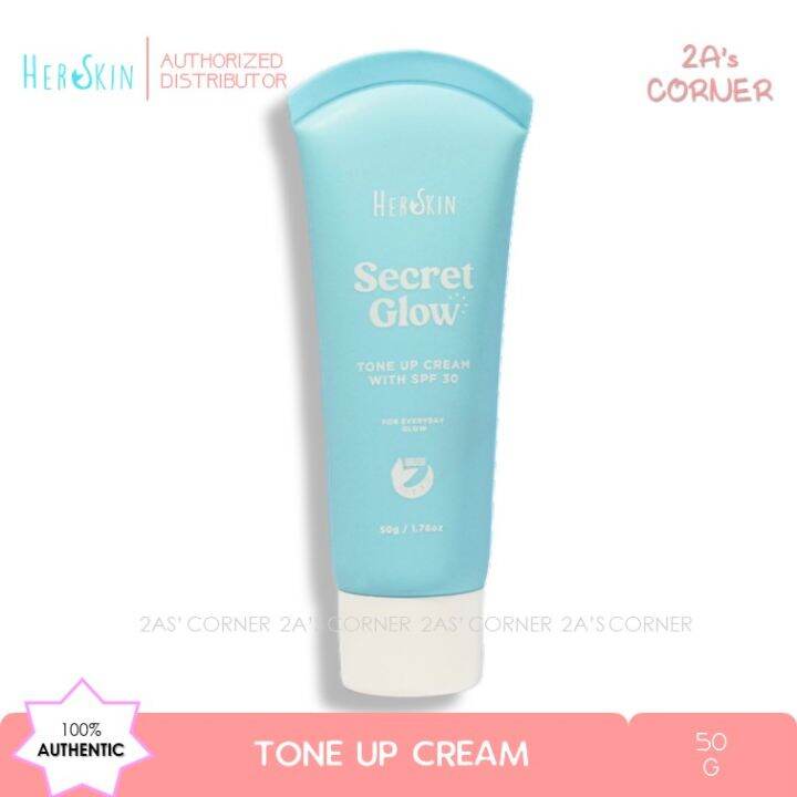 Her Skin Secret Glow Tone Up Cream 50g | Make-Up Based Tinted Sunblock ...
