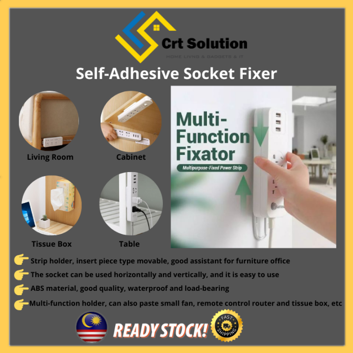 Soket Pelekat Dinding Pemegang Panel Pelekat Wall Mounted Socket ...