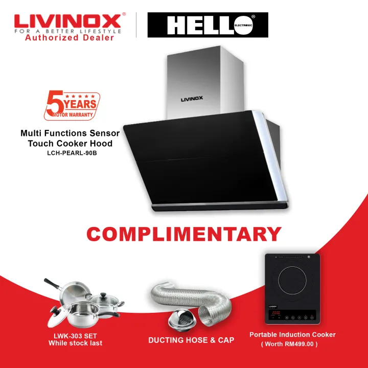 Livinox Cooker Hood LCH-Pearl-90B | Lazada