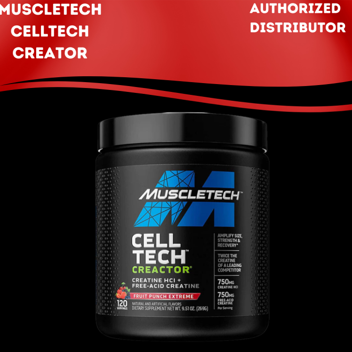 MuscleTech Cell-Tech Creactor | Creatine HCl Formula | Muscle Builder ...