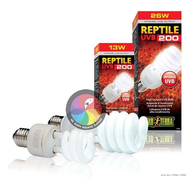 Exo Terra®REPTILE UVB200 / HIGH OUTPUT UVB BULB(PT-2341) | Lazada